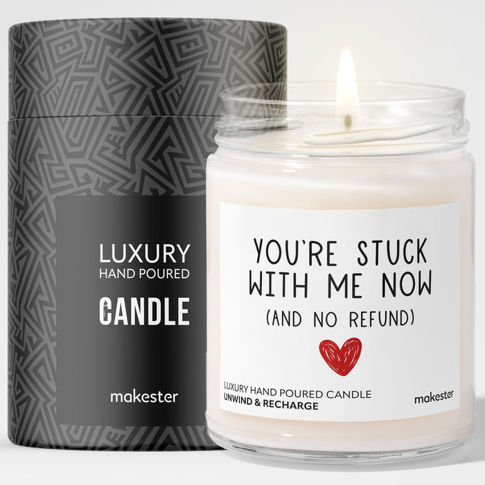 Stuck With Me Valentines Day Candle - Hand Poured Soy Wax - Valentines ...