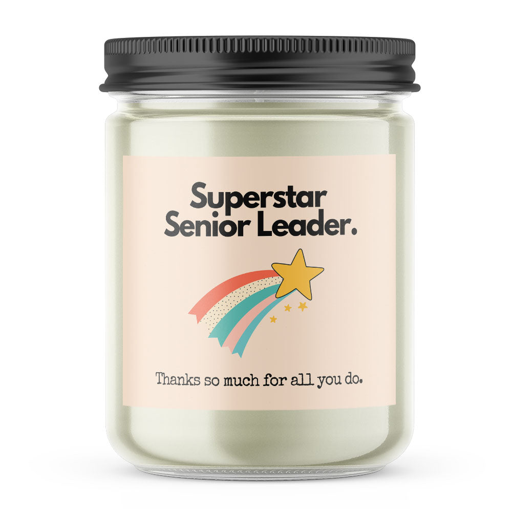 Senior Leader Gifts - Luxury Soy Wax Candle - Vanilla, Jasmine, Sugared ...