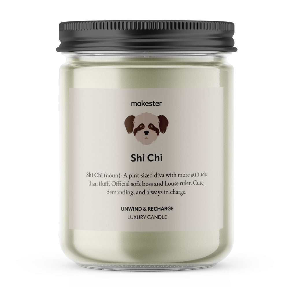 Shi Chi Candle - Luxury Soy Wax - Vanilla, Jasmine, Sugared Almond ...