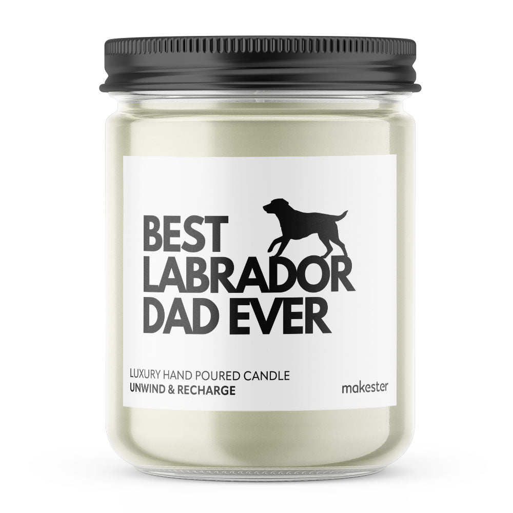 Best Labrador Dad Candle - Labrador Gift - Luxury Soy Wax - Vanilla ...