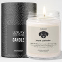 Black Labrador Candle Gift - Luxury Soy Wax - Labrador Gifts - Vanilla ...