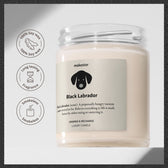 Black Labrador Candle Gift - Luxury Soy Wax - Labrador Gifts - Vanilla ...